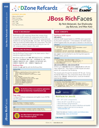RichFaces Cheat Sheet (RefCardz) – Max Katz