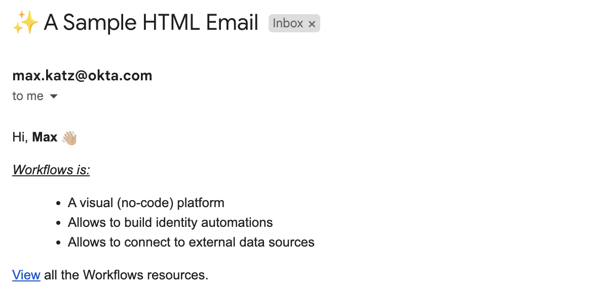 How to Send HTML Email with Gmail and Office 365 Email in Workflows ...