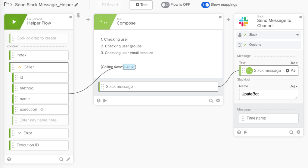 How to Include the Running Flow Name in a Slack Message in Okta Workflows – Max Katz