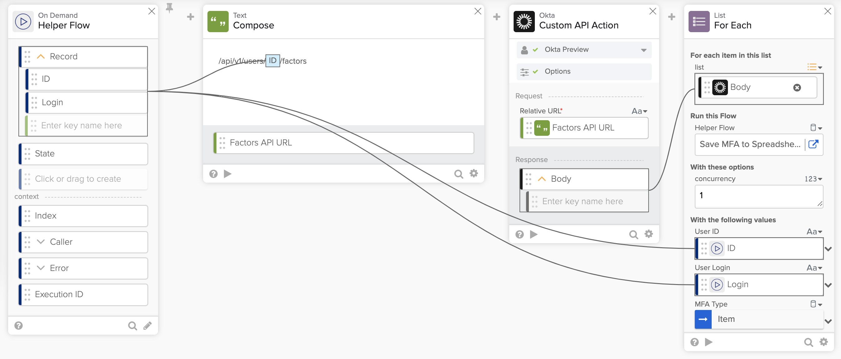 Save User MFA Information to a Google Sheets Spreadsheet in Okta Workflows – Max Katz
